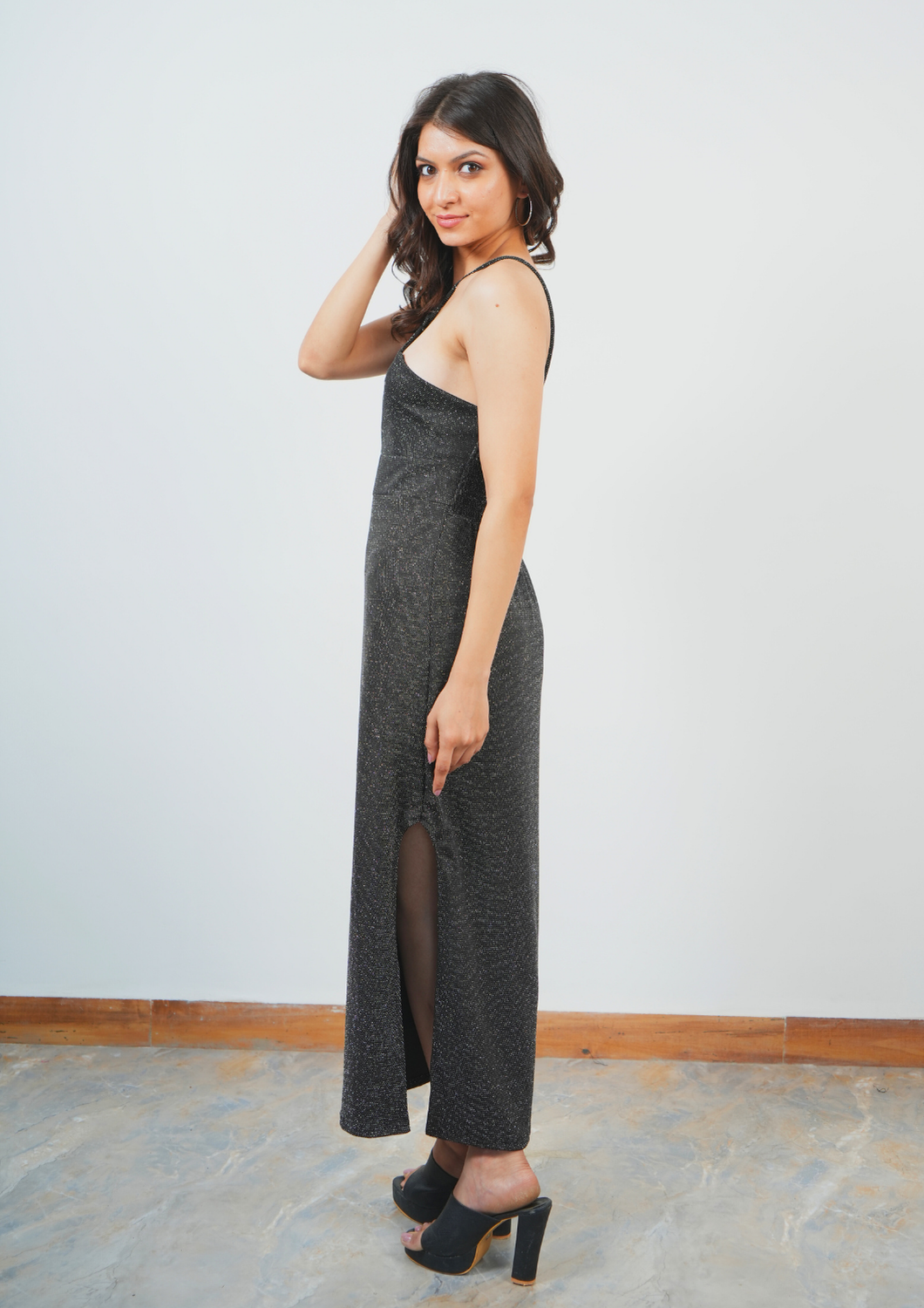 Bold and Beautiful Backless Dress with Sexy Front & Slit– Zylakk